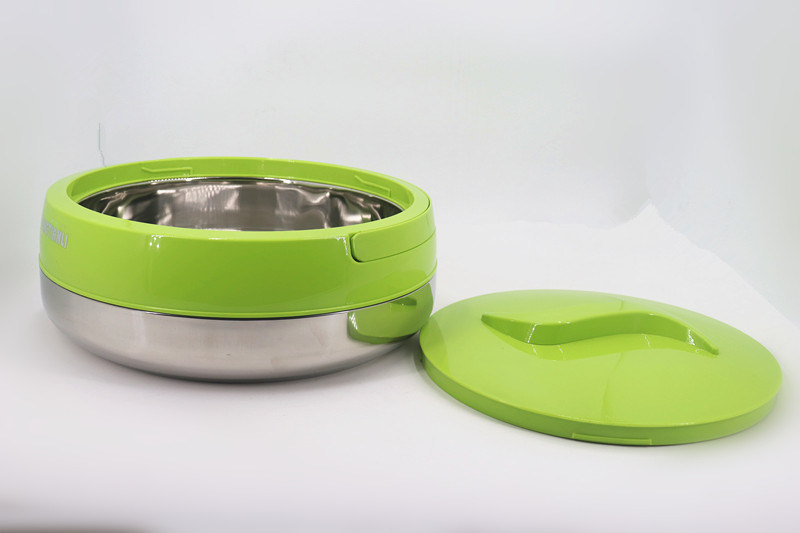 Insulated Stainless Steel Lunch Box 2.0L / 4.0L 0.5MM Thickness For Adults