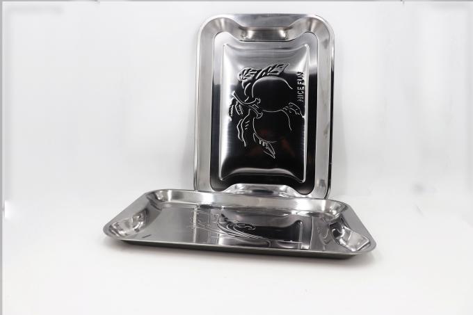 Durable Stainless Steel Rectangular Tray , Custom Stainless Steel ...