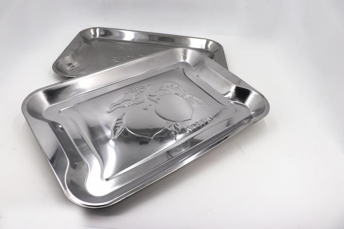 Durable Stainless Steel Rectangular Tray , Custom Stainless Steel ...