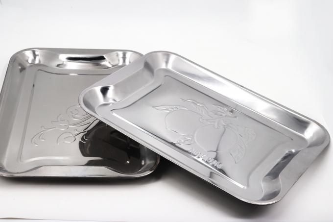 Durable Stainless Steel Rectangular Tray , Custom Stainless Steel ...